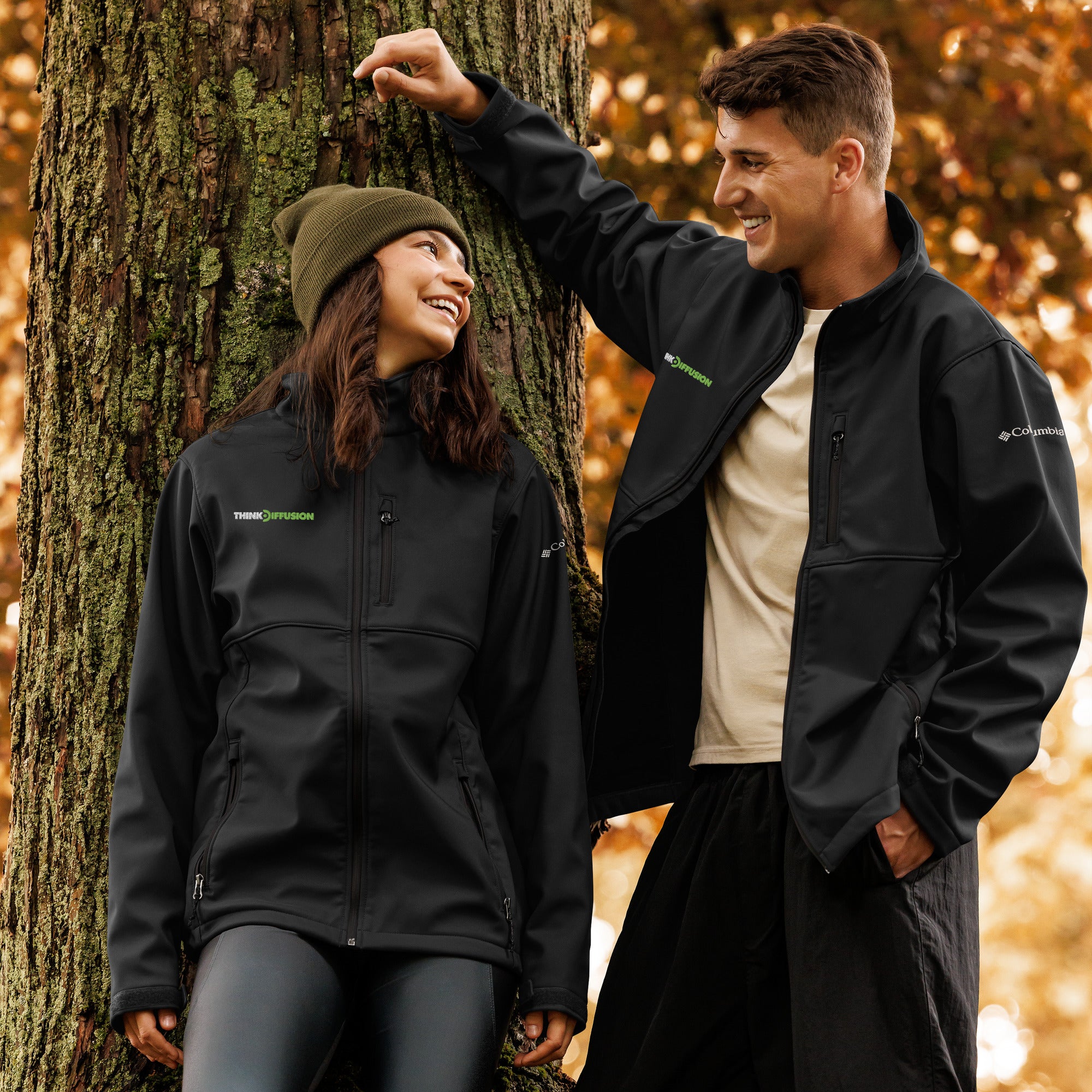 TD Branded Columbia soft shell jacket – ThinkDiffusion